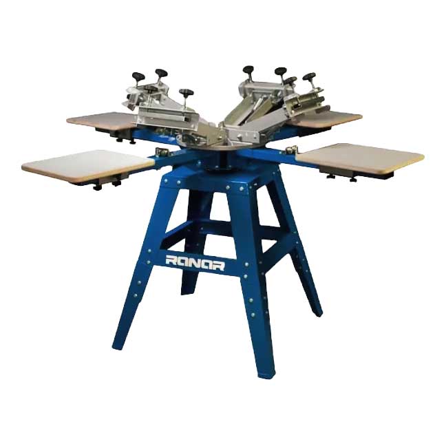 Ranar P-4400 4-Color 4-Station Screen Printing Press – Entry Level ...